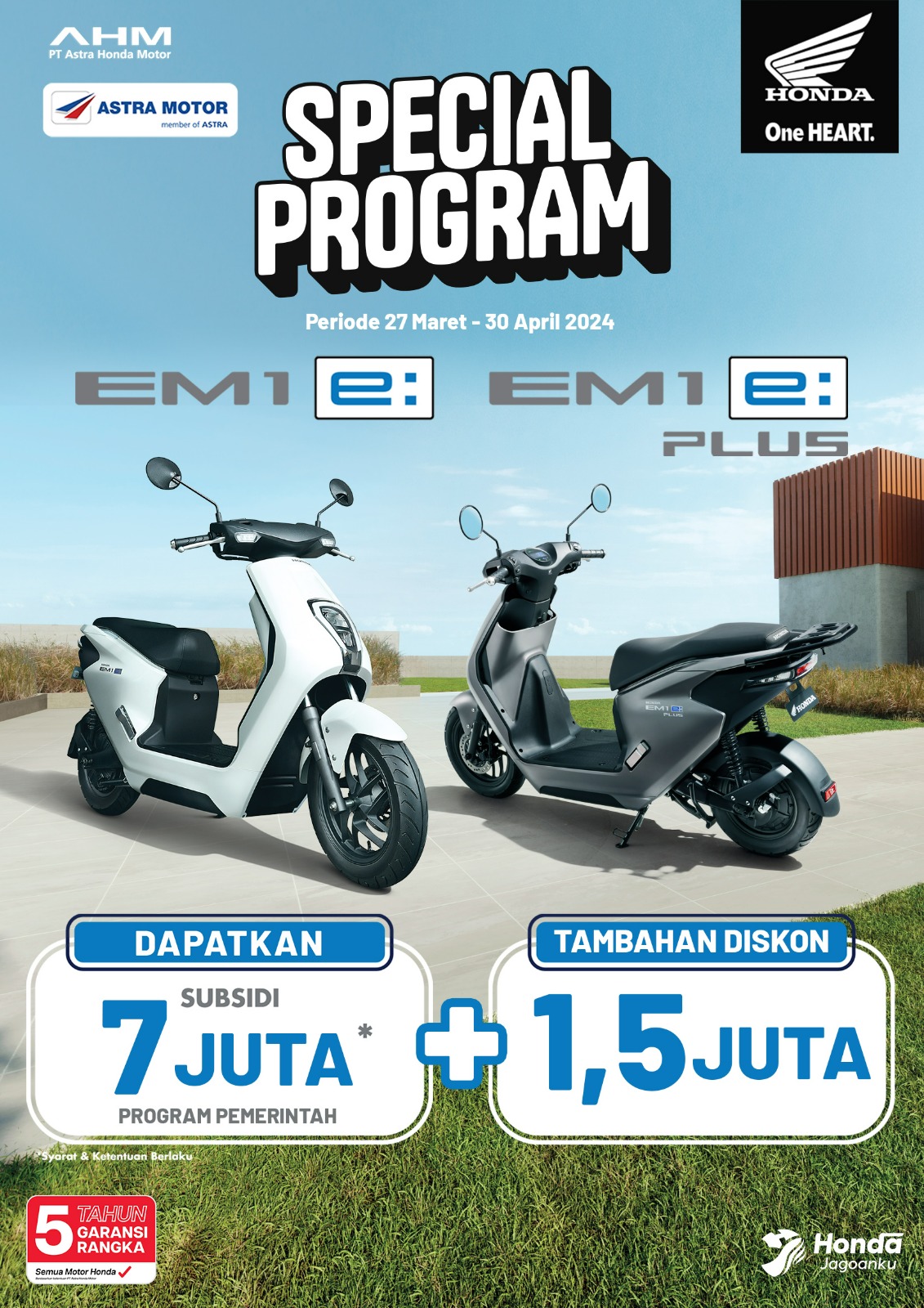 Special Program Astra Motor Sulawesi Selatan untuk Pembelian Honda EM1 ...